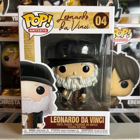 Funko | Toys | Funko Pop Artists Leonardo Da Vinci Figure 4 | Poshmark